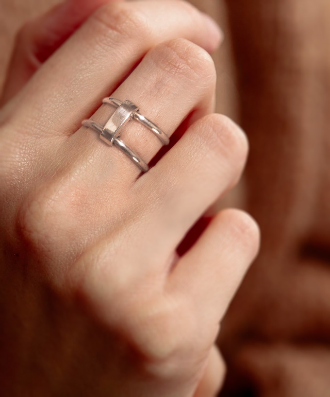 Silver925 Connected Ring BELUA -ベルーア- | Ops.(オプス)公式ストア