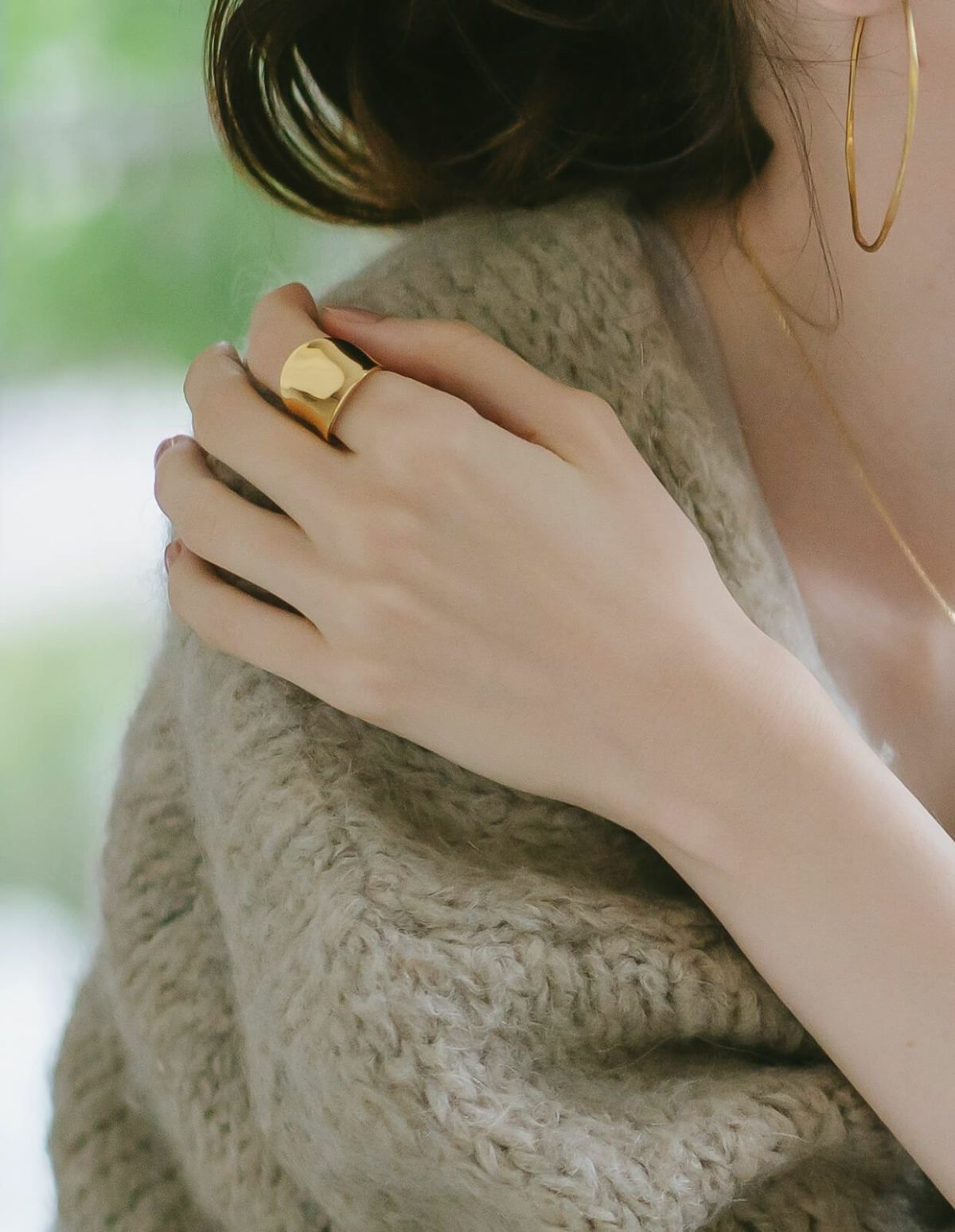 Silver925 Curved Tube RIng AVIOR -アヴィオール- | Ops.(オプス)公式ストア