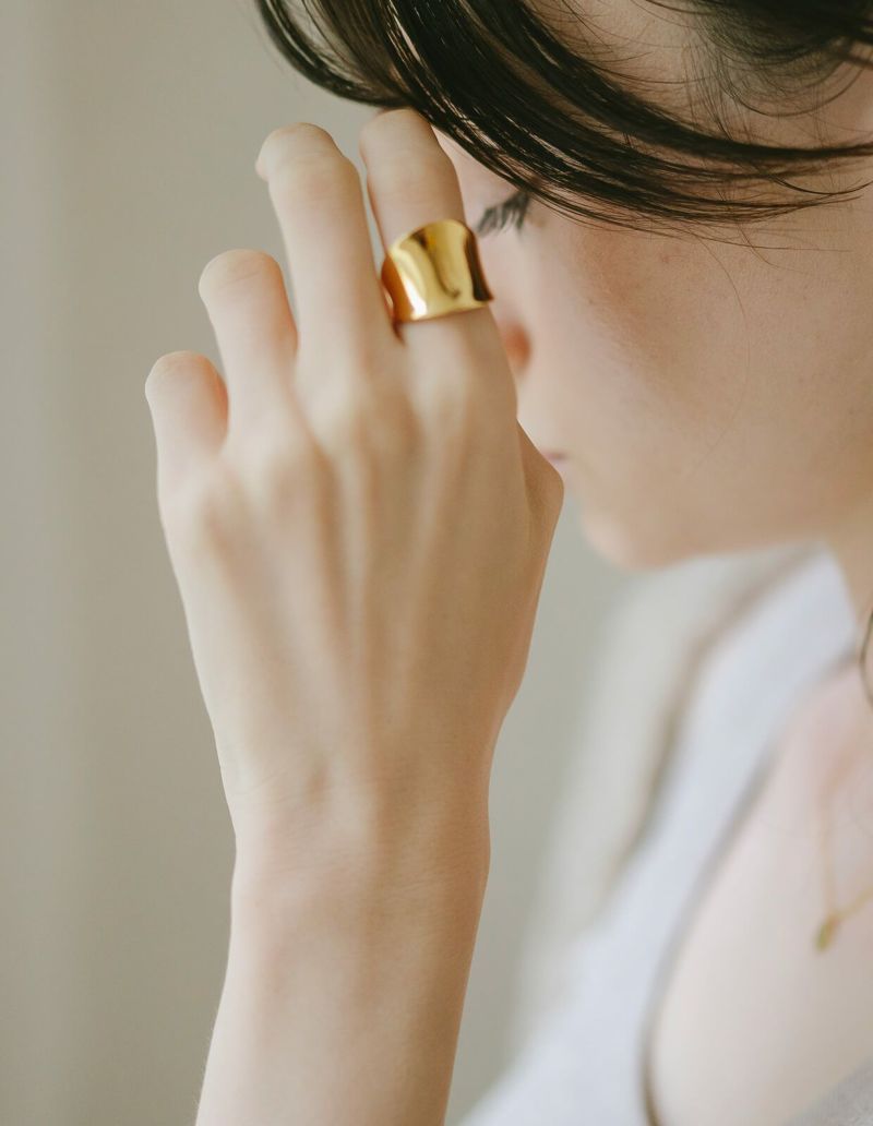 Silver925 Curved Tube RIng AVIOR -アヴィオール- | Ops.(オプス)公式ストア