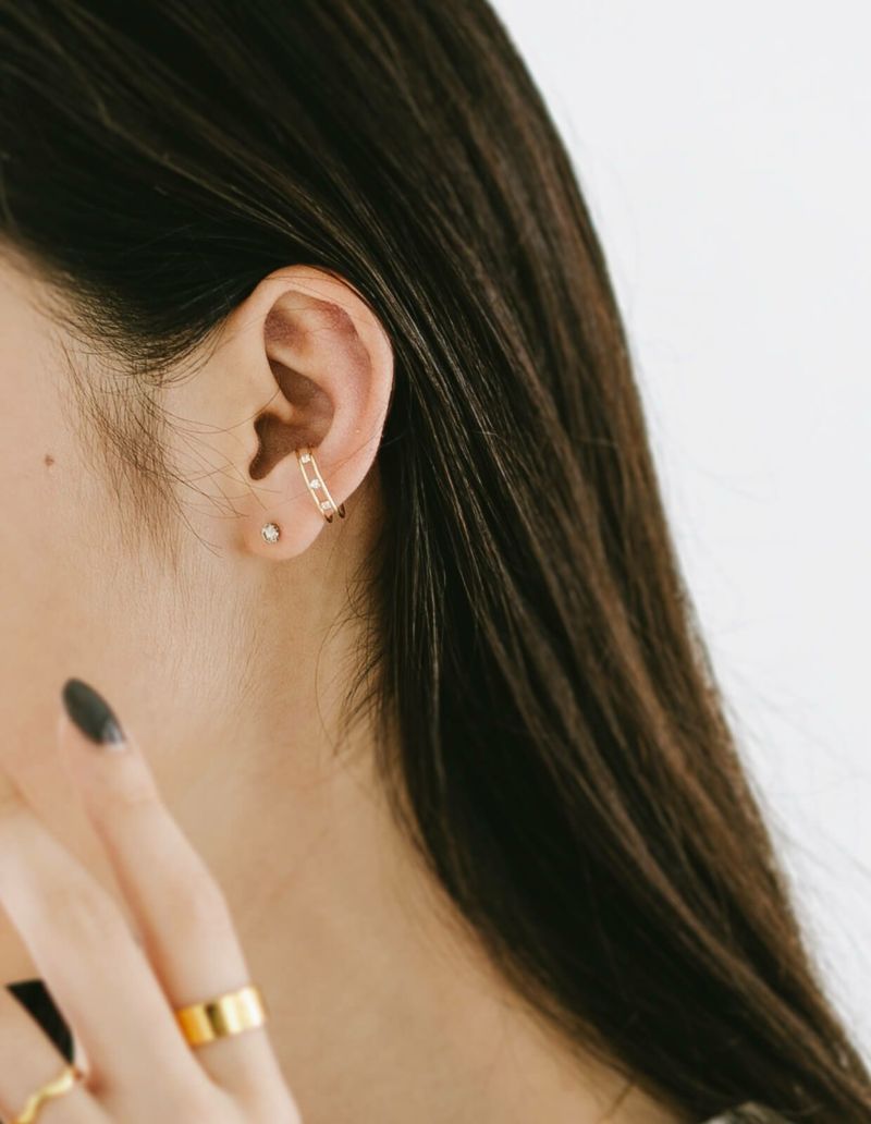 K10 Double Line Ear Cuff JEMMY -ジェミー- | Ops.(オプス)公式 K10 Double Line Ear Cuff JEMMY -ジェミー- | Ops.(オプス)公式