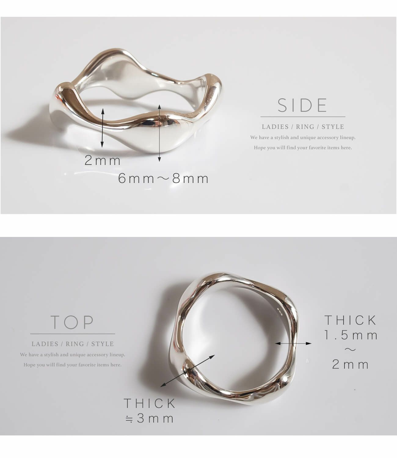 Silver925 Heavy Wave Ring NARD -ナルド- | Ops.(オプス)公式ストア