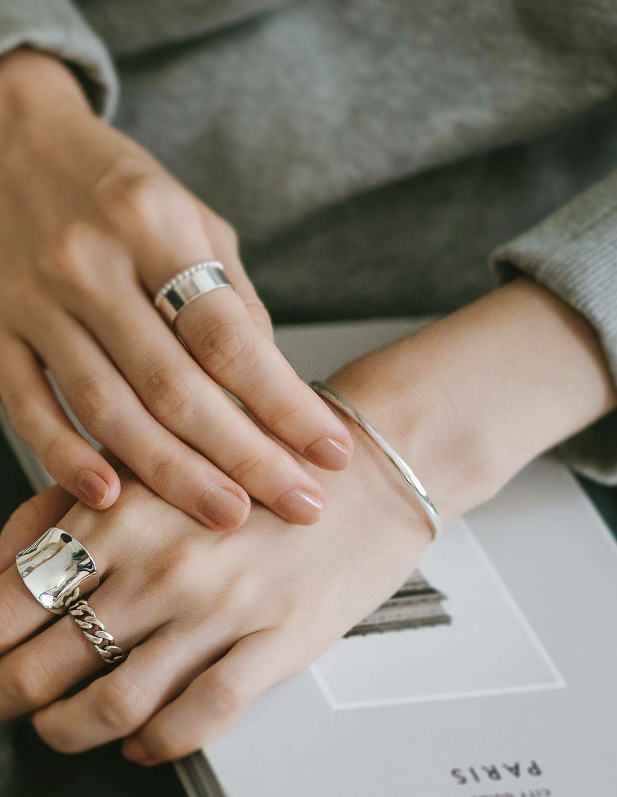 Silver925 Smooth Round Open Bangle LADIER -ラディエール- | Ops.(オプス)公式ストア