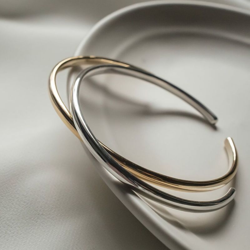 Silver925 Smooth Round Open Bangle LADIER -ラディエール- | Ops.(オプス)公式ストア