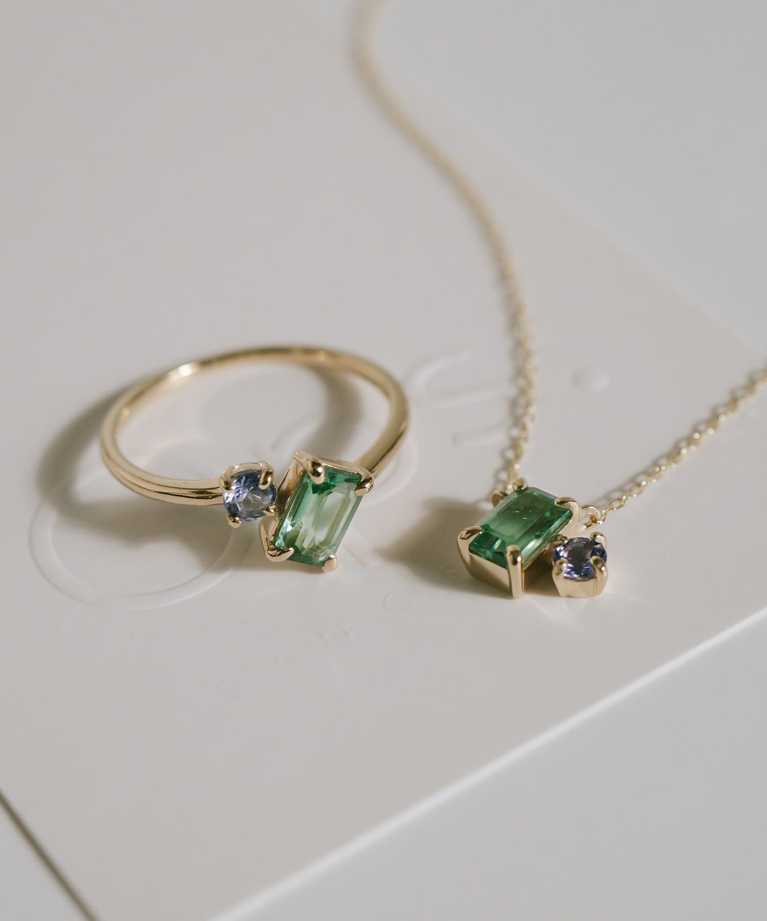 グリーンクオーツ タンザナイト リング 【tetra-ett-ring テトラ・エット】 | Ops.(オプス)公式ストア